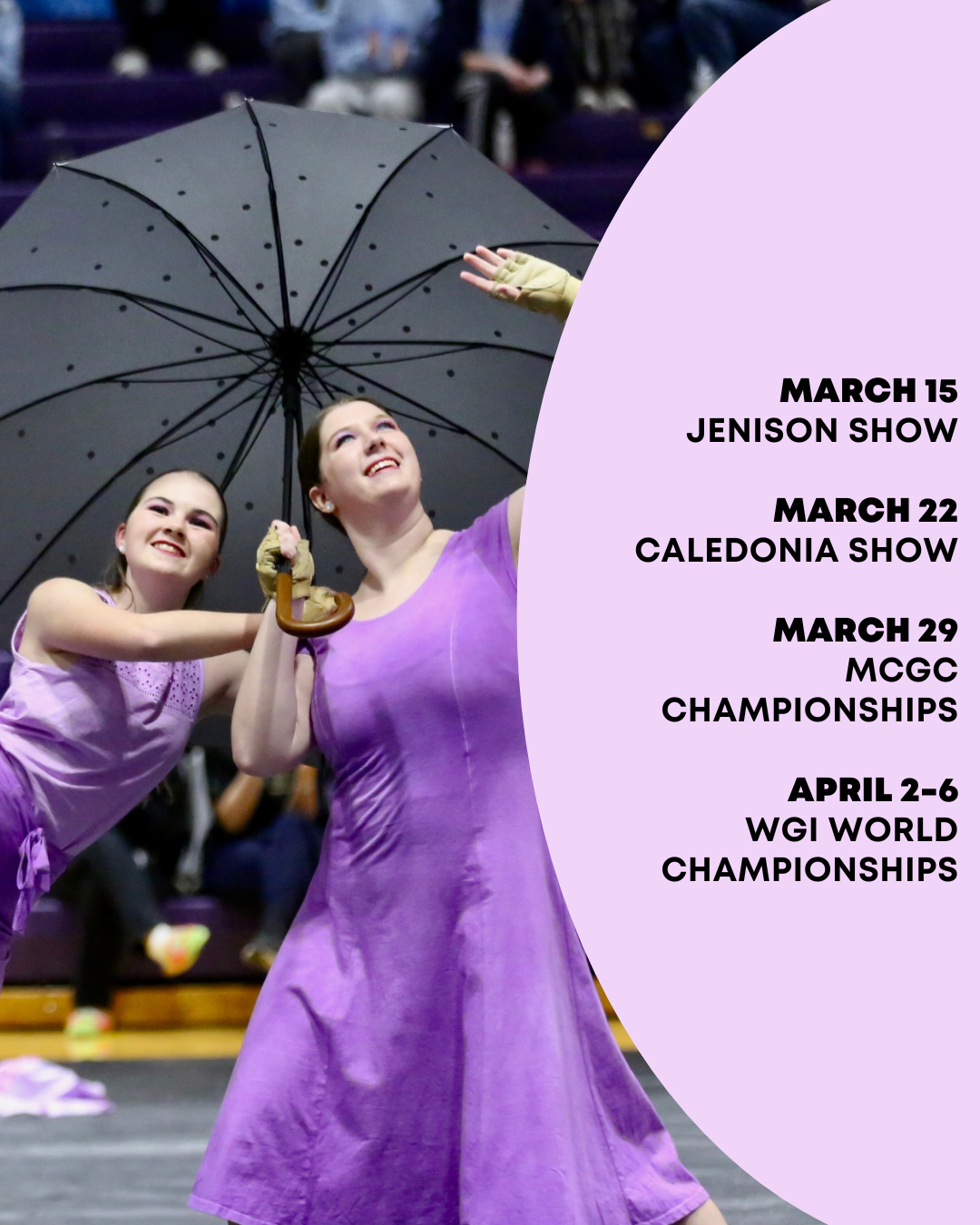 Winter Guard – Rockford Bands – Rockford, Michigan